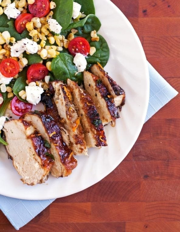 Blackened Chicken with Orange Glaze - 2teaspoons