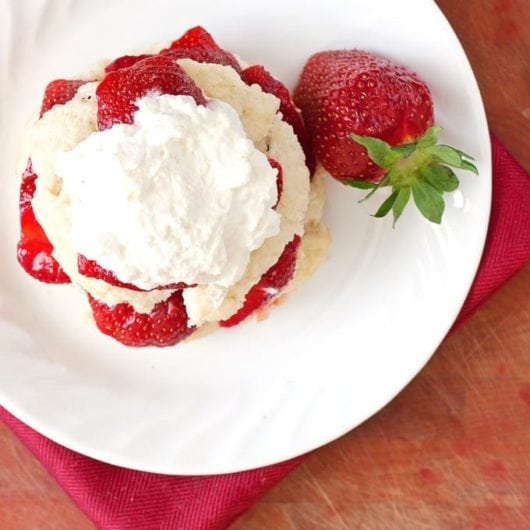 Farmer’s Market Strawberry Shortcake with Fresh Whipped Cream - 2teaspoons
