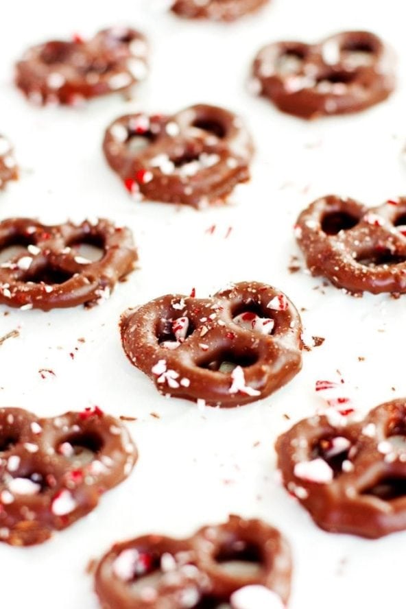 Chocolate Peppermint Pretzels - 2teaspoons